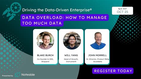 Data Overload How To Manage Too Much Data Youtube