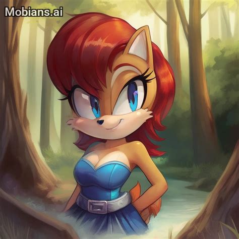 Sally Acorn In The Forest By Sonichedgehog02 On Deviantart