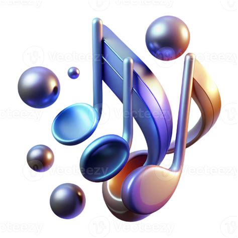 Elegant Minimalist An Abstract Representation Of Musical Notes Visualized As Floating Glowing