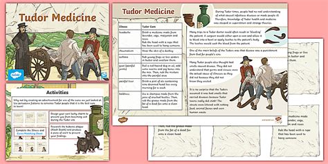 Tudor Medicine Ks2 Teaching Pack