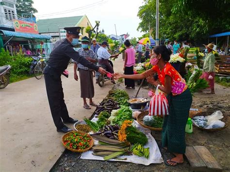 ရေကြည်မြို့နယ်တွင် ပြန်လည်လျှော်ဖွတ်အသုံးပြုနိုင်သော အဝတ်နှာခေါင်းစည