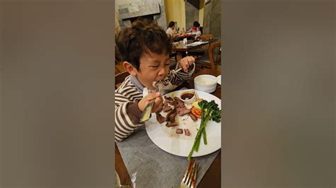 남자의 힘은 밥심 상남자 스테이크먹는법 먹방asmr 상남자 밥먹기 스테이크먹방 아빠랑아들 아이와함께 인터컨티넨탈 Youtube