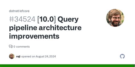 100 Query Pipeline Architecture Improvements · Issue 34524 · Dotnet