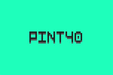 hey gamedevs i made a tiny pixel art font called pint40 check it out