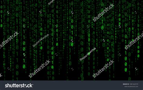 Binary Code Abstract Technology Background Big เวกเตอร์สต็อก ปลอดค่า