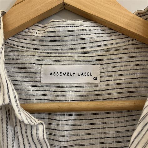 Assembly Label Mens Shirt Size Xs New Condition Depop