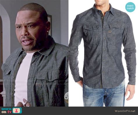 Wornontv Andres Flap Pocket Shirt On Black Ish Anthony Anderson