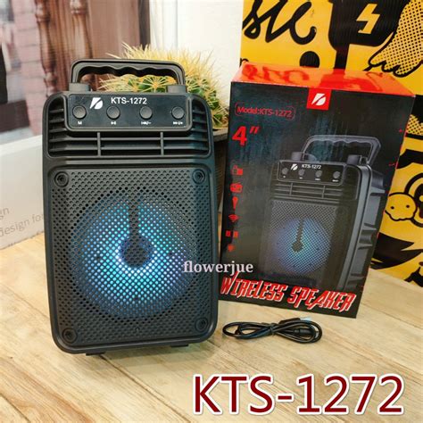 ลำโพงบลูทูธ Kts 1272 Wireless Speaker ลำโพงปรับเสียงได้ เสียบไมโครโฟน