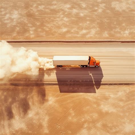 Free Truck Dust Trail Image Truck Dust Road Download At Stockcake