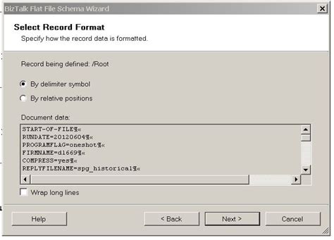 Using Biztalk To Parse A Flatfile With Multi Line Header And Trailers Talking Biztalk Server 2010