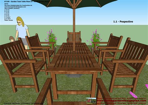 Outdoor Furniture Plan Plans Free Pdf Download