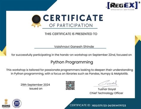 Vaishnavi Shinde On Linkedin Pythonprogramming Datascience