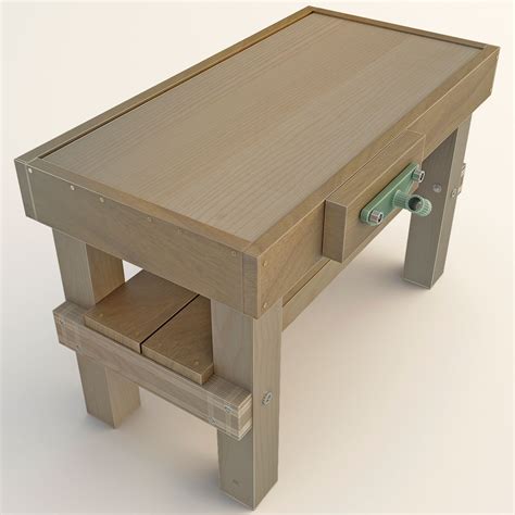 Workbench 3d Model 29 Ma Obj Max Lwo C4d 3ds Free3d