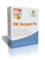 PDF Decrypter PDF Decrypter Pro Decrypt PDF Owner Password Remove Print Restriction Copy