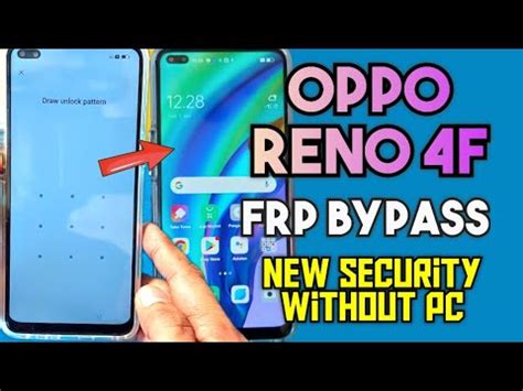 Oppo Reno Frp Bypass Google Lock Unlock Bypass New Security Youtube