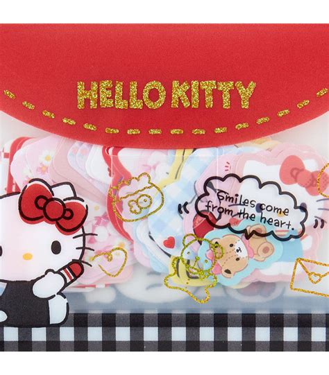 Sanrio Japan Hello Kitty Sticker And Case Set Kawaii Alley