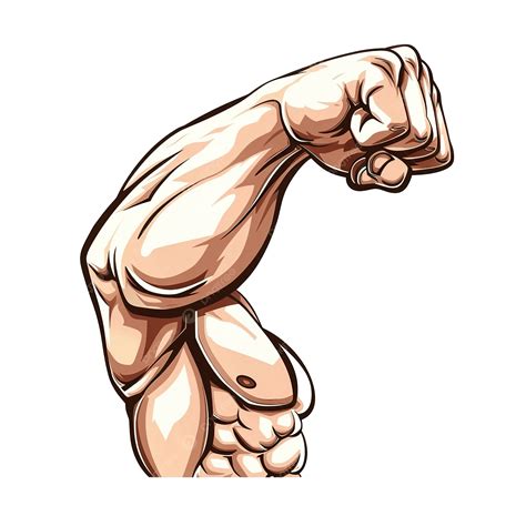 Flexing Arm Clipart