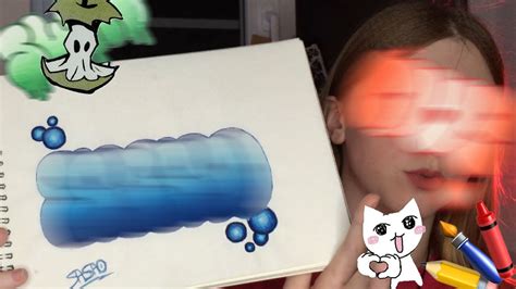Рисую скетчи с градиентом🧚‍♀️ ️ Граффити скетчи Youtube