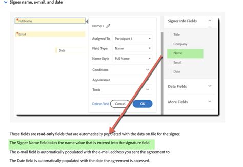 bug field for required name disappears on e sign adobe product