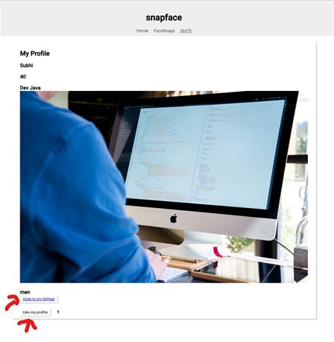 GitHub Subhi DaJava Debuter Angular SPA SnapFace