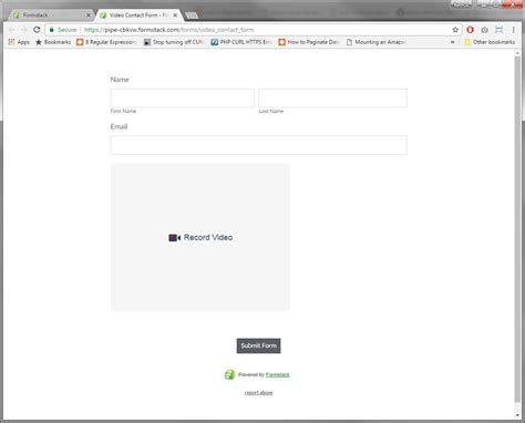 Recording User Generated Videos With Formstack Forms And Pipe Video