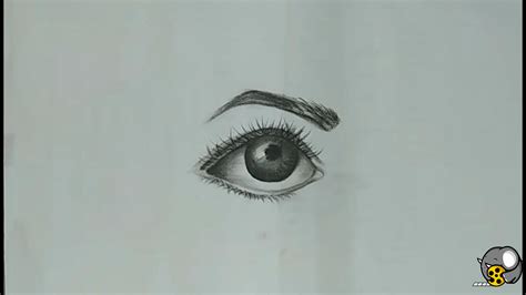 آموزش نقاشی طراحی چشم و ابروسیاه قلم فیلو