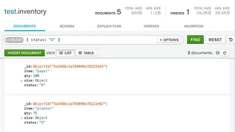 documentos de query manual do mongodb v7 0