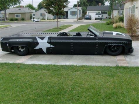 Chevy Dually Rat Rod Truck With White Stars Painted On Side