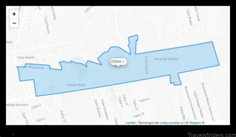 Colonia Los Cerritos Mexico A Detailed Map Travelsfinders Com