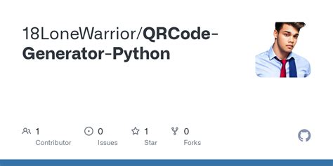 github 18lonewarrior qrcode generator python