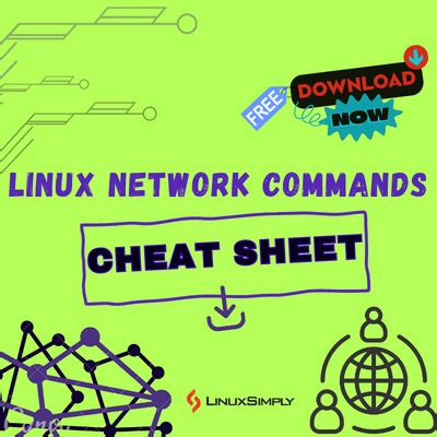 Linux Network Commands Cheat Sheet Free PDF Download
