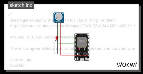 Arduino Voltaje Potenciometro Wokwi Esp32 Stm32 Arduino Simulator