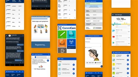 Commcare App Ui On Behance