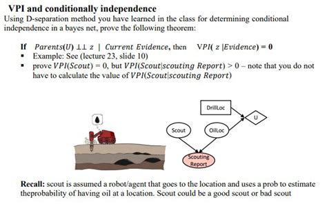 Solved Vpi And Conditionally Independence Using D Separation