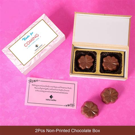 Printed Customized Chocolate T Boxes Choco Manualart