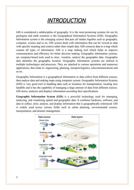 Geographic Information System Gis Remote Sensing Assigment Docx