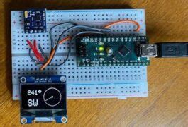 Digital Compass With HMC L Magnetometer Arduino