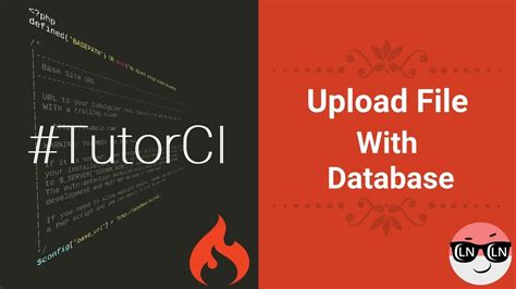 Cara Upload File Png Pdf Database Di CodeIgniter TutorCI YouTube