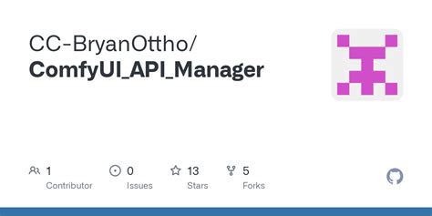 Github Cc Bryanotthocomfyuiapimanager