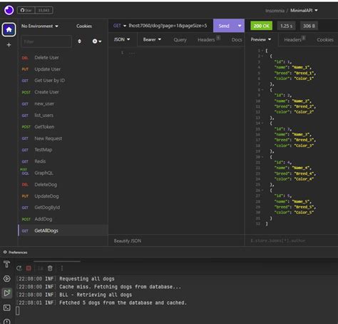 minimal apis pagination with caching