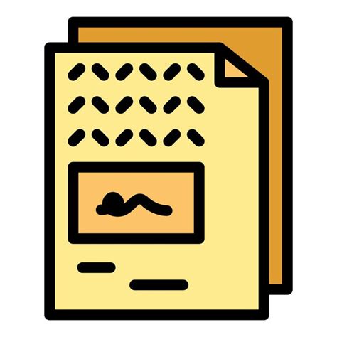 Premium Vector Software Paper Icon Outline Vector Computer Process Web Work Color Flat