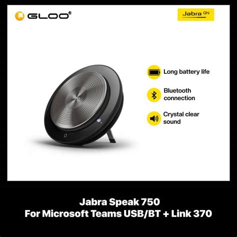 Jabra Speak 750 MS Portable Speakerphone Microsoft Teams 7700 309 Lazada