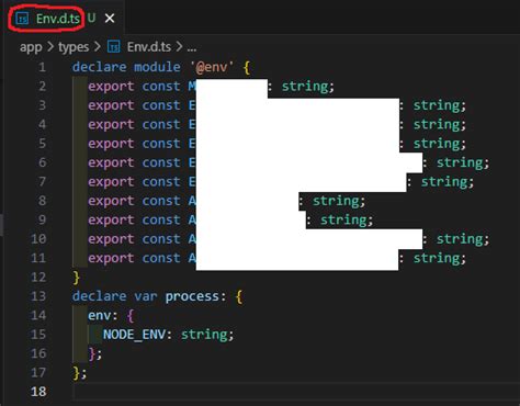 Typescript Invalid Module Name In Augmentation Module Env Cannot