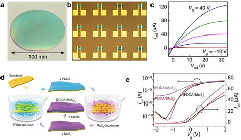 Gate Tunable Electronic Properties On Electrochemically Exfoliated Vdw Download Scientific