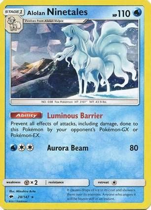 Alolan Ninetales Cracked Ice 28 Prices Pokemon Burning Shadows