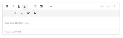 Missing Toolbar Buttons · Issue 230 · Froalareact Froala Wysiwyg · Github