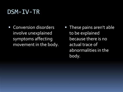 Ppt Conversion Disorder Powerpoint Presentation Free Download Id