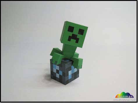 마인크래프트 크리퍼 종이모형minecraft Creeper Papercraft 네이버 블로그