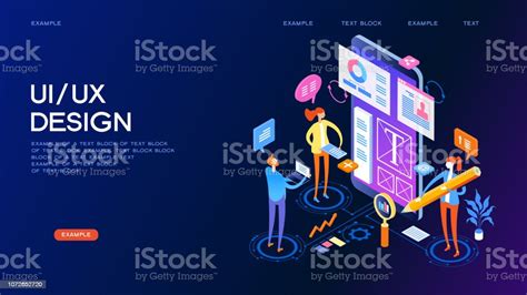 Ux Ui 디자인 개념 배너 0명에 대한 스톡 벡터 아트 및 기타 이미지 0명 개발 데이터 Istock