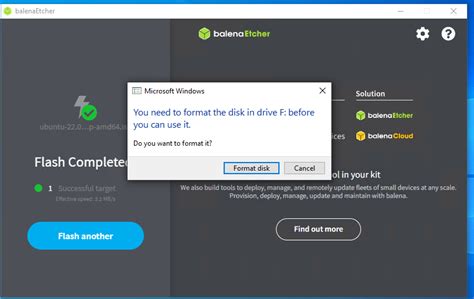 Ubuntu Linux OS Flashing On USB You Need To Format Disk After Successful Flashing Super User
